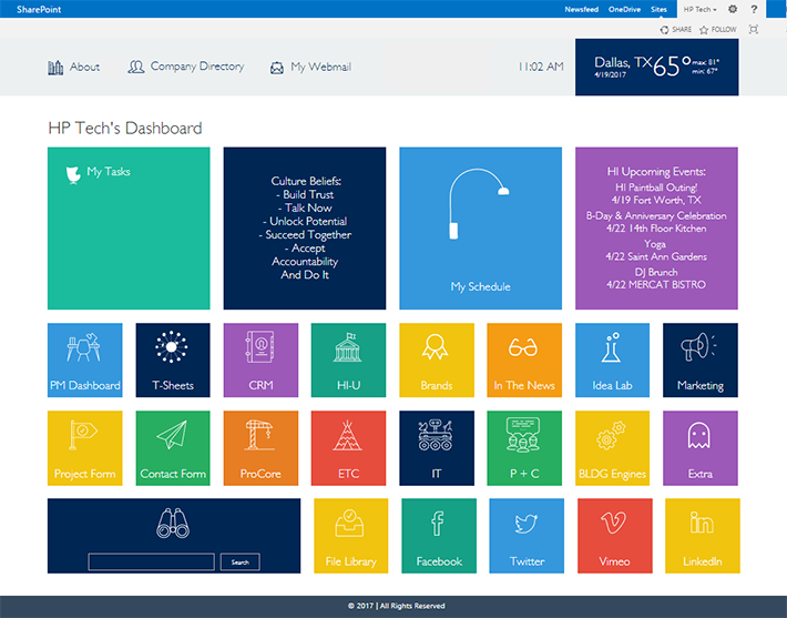 Business vs social SharePoint intranet: explained with real examples Business vs social SharePoint intranet: explained with real examples