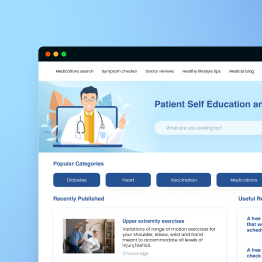 Healthcare: Web portal - Case Studies