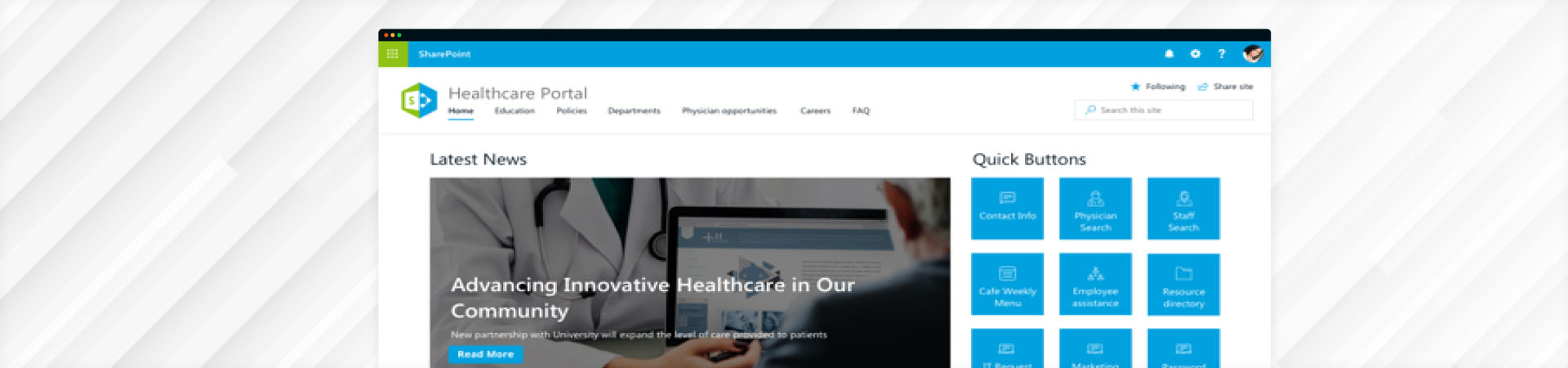 SharePoint Intranet Upgrade for Improved Usability and Navigation - Case Study