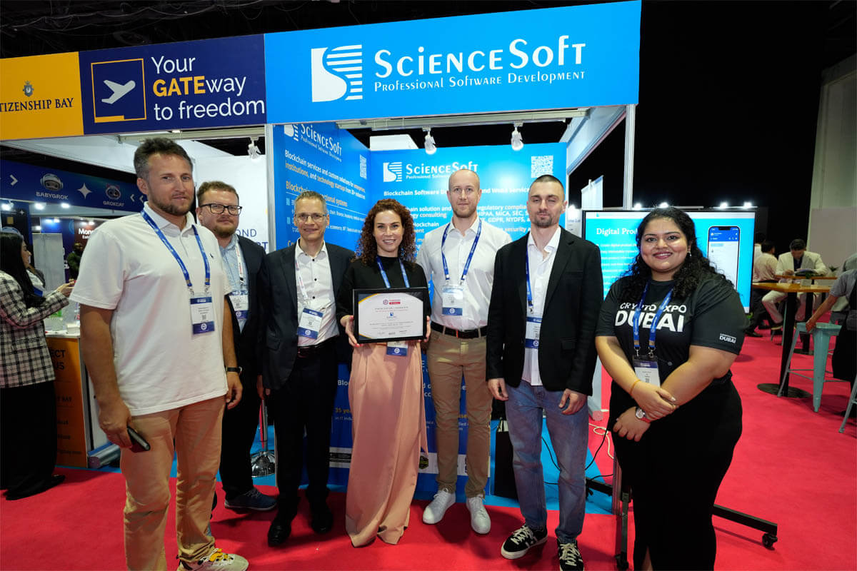 ScienceSoft Attends Crypto Expo Dubai 2024